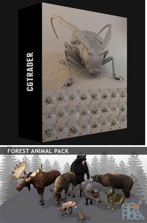 [모델링 소스] Cgtrader - 3D Model Collection 2 Mar 2019 - 예스파일