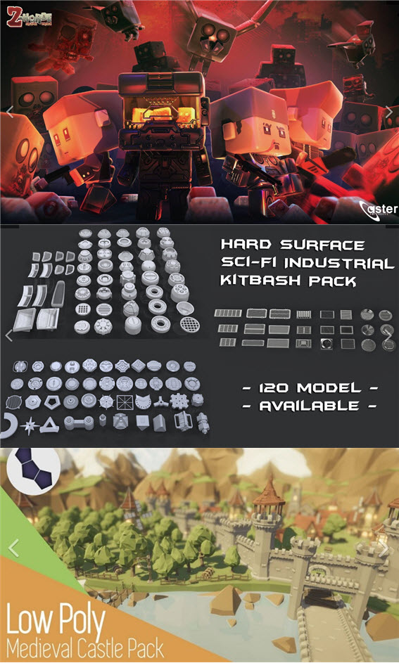 [모델링 소스] Cgtrader - 3D Model Collection 5 Mar 2019 - 예스파일